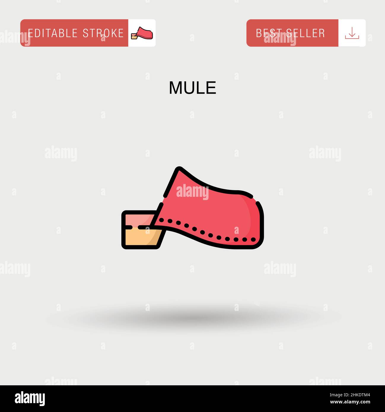 Mule Simple vector icon Stock Vector Image & Art - Alamy