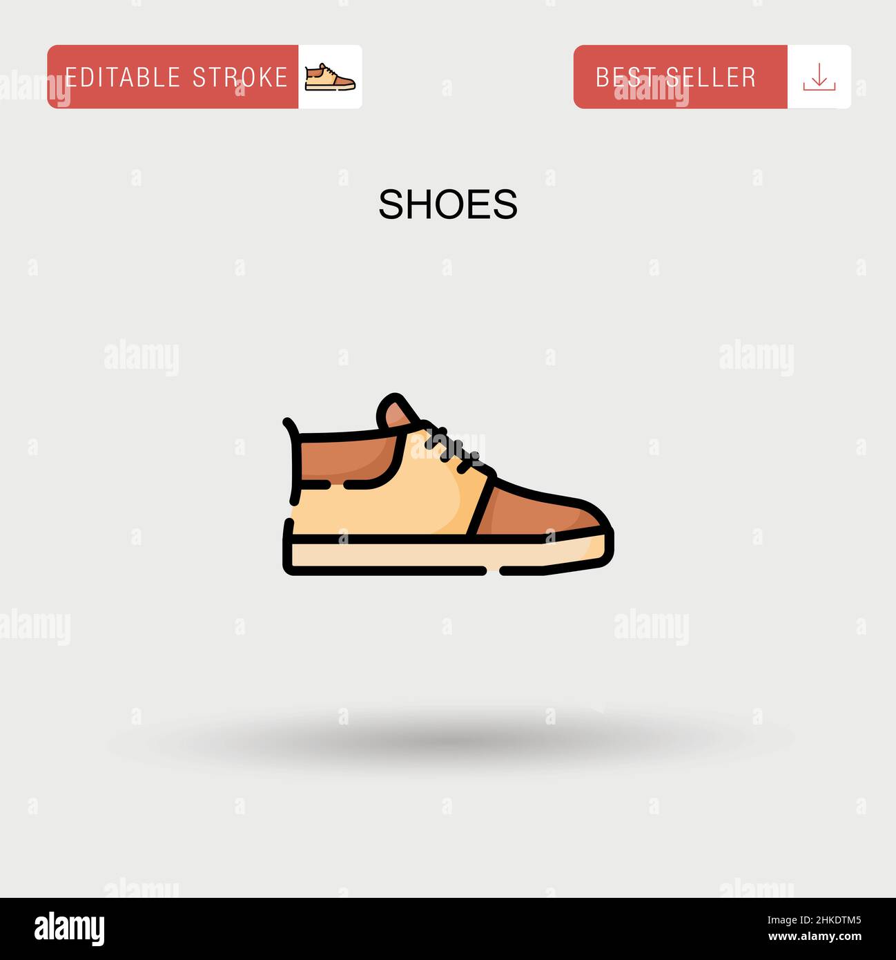 Shoes Simple vector icon Stock Vector Image & Art - Alamy