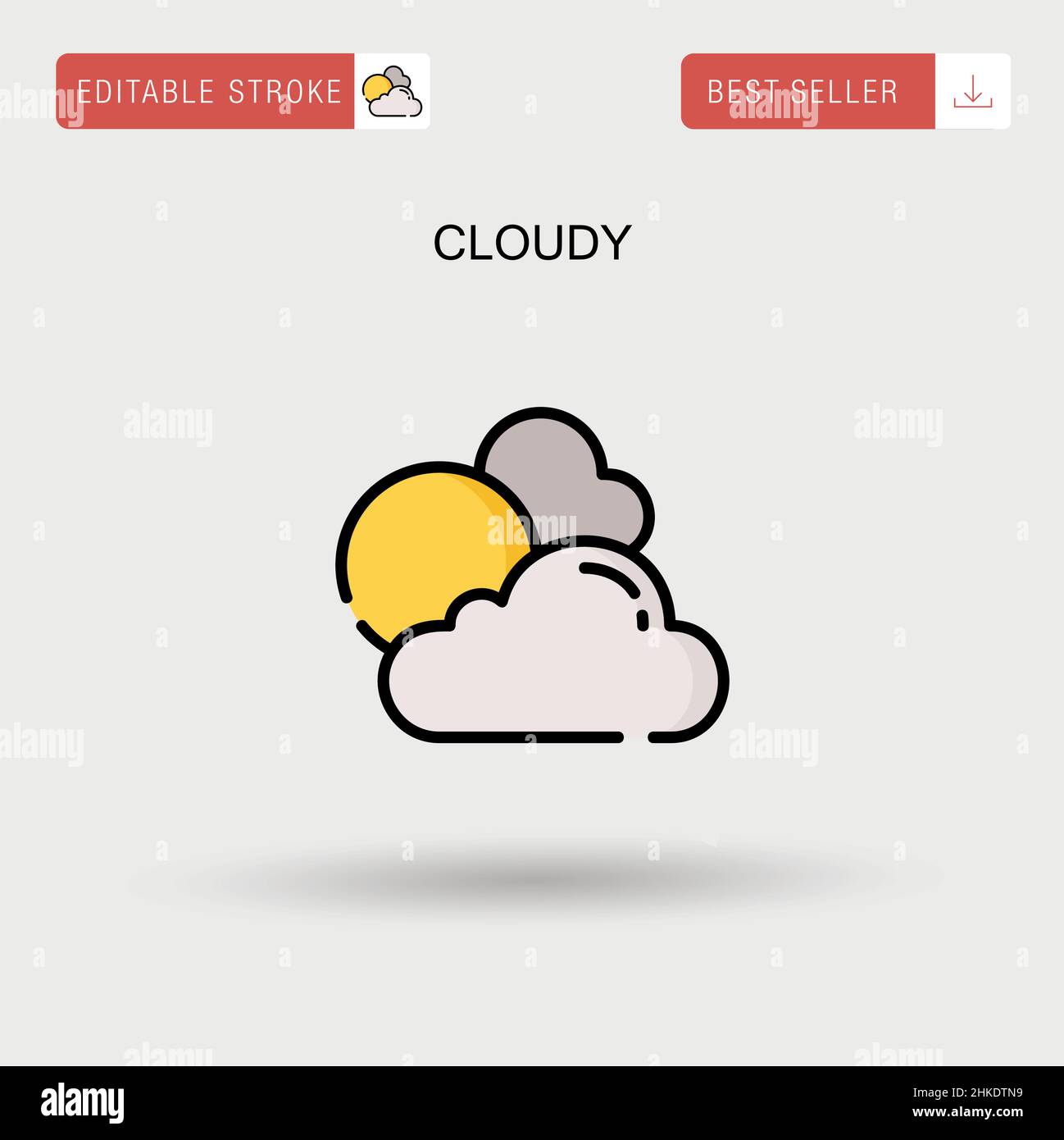 Moody sky background Stock Vector Images - Alamy