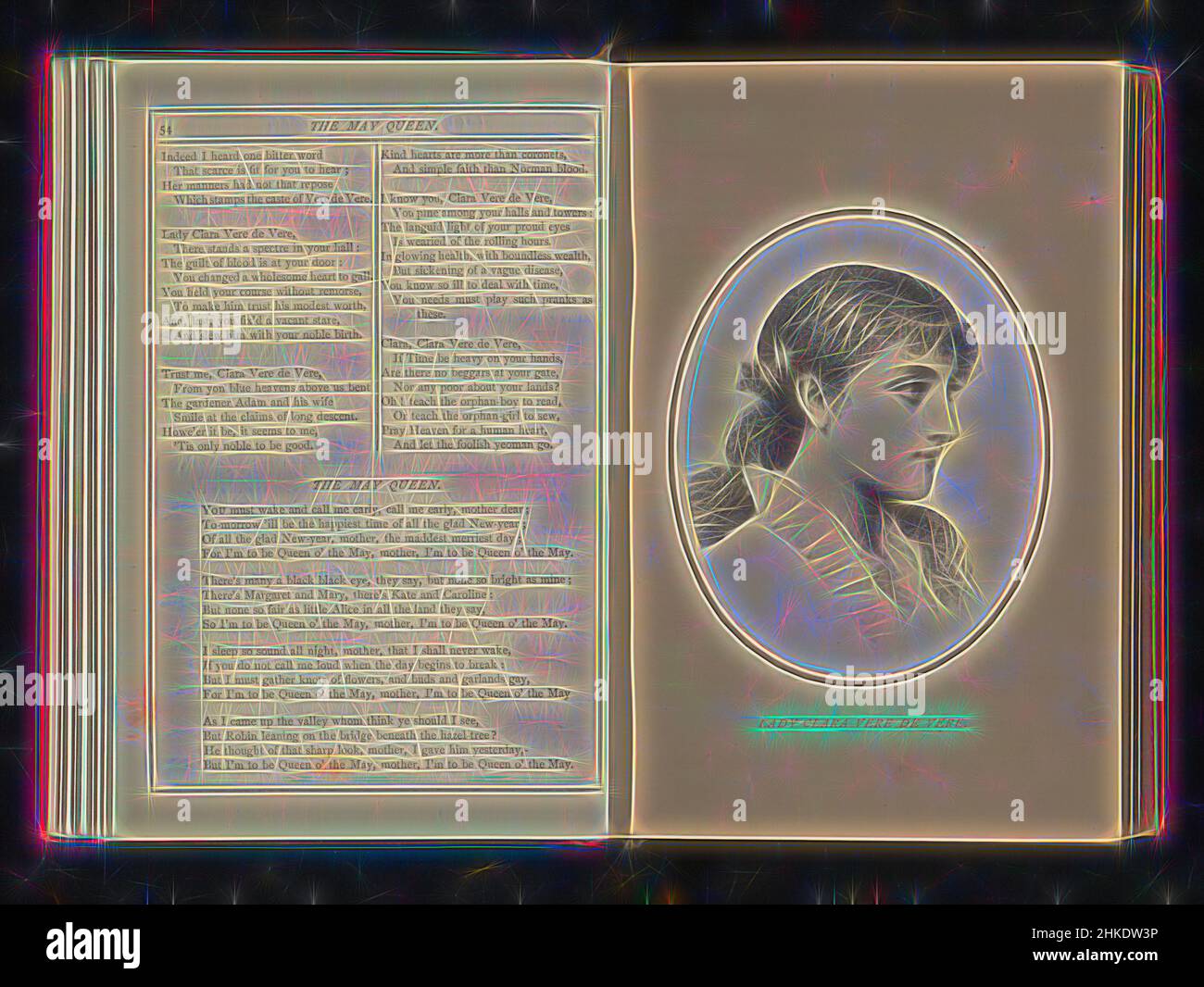 Inspired by Lady Clara Vere de Vere, John Payne Jennings, intermediary ...