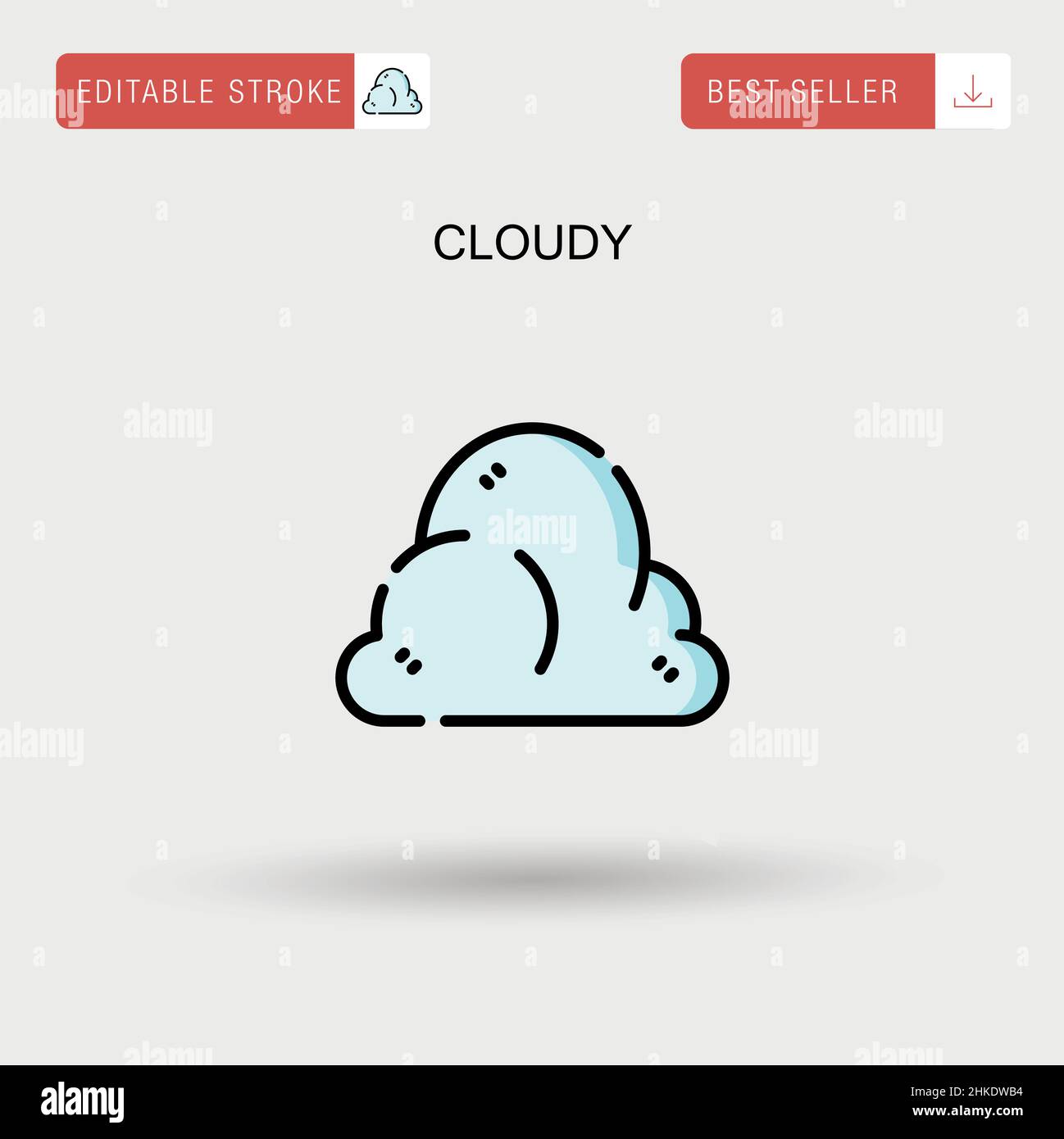 Stormy weather cloudy environment Stock Vector Images - Alamy