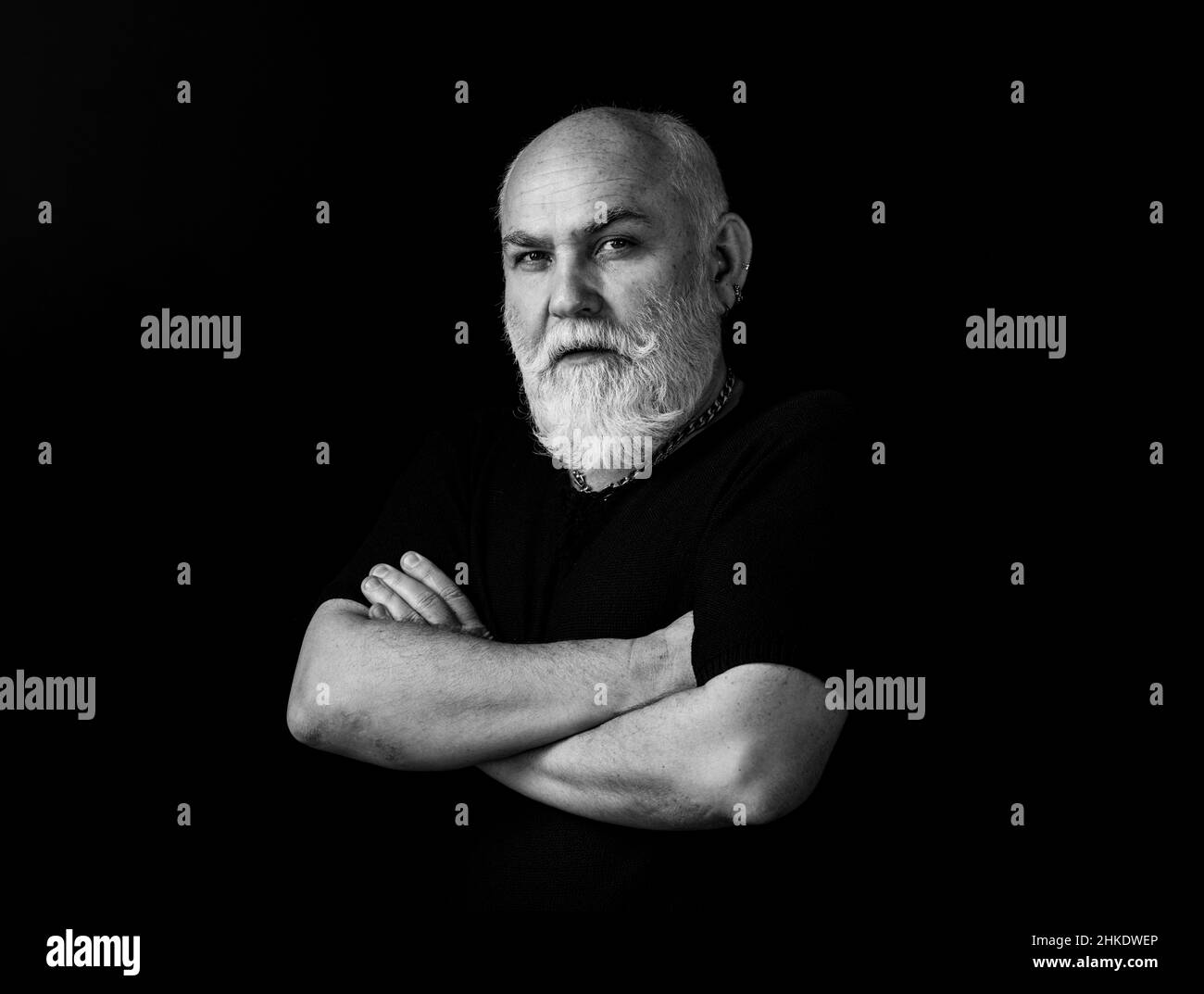 Portrait of old Man, close up face Stock Photo - Alamy