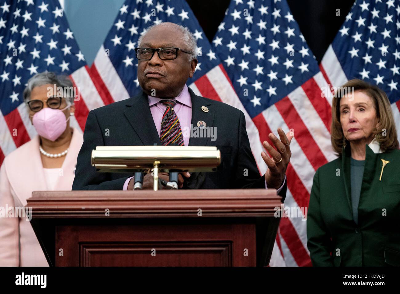 Washington, DC. 3rd Feb, 2022. United States House Majority Whip James ...