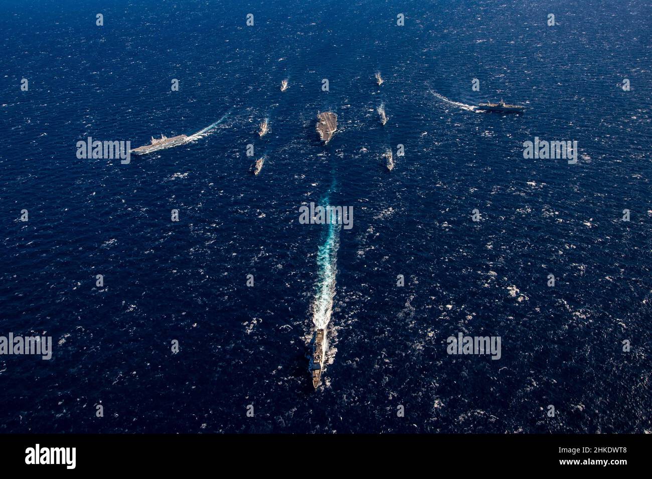 220202-N-DH793-1460 ADRIATIC SEA (Feb. 2, 2022) Ships from Harry S ...