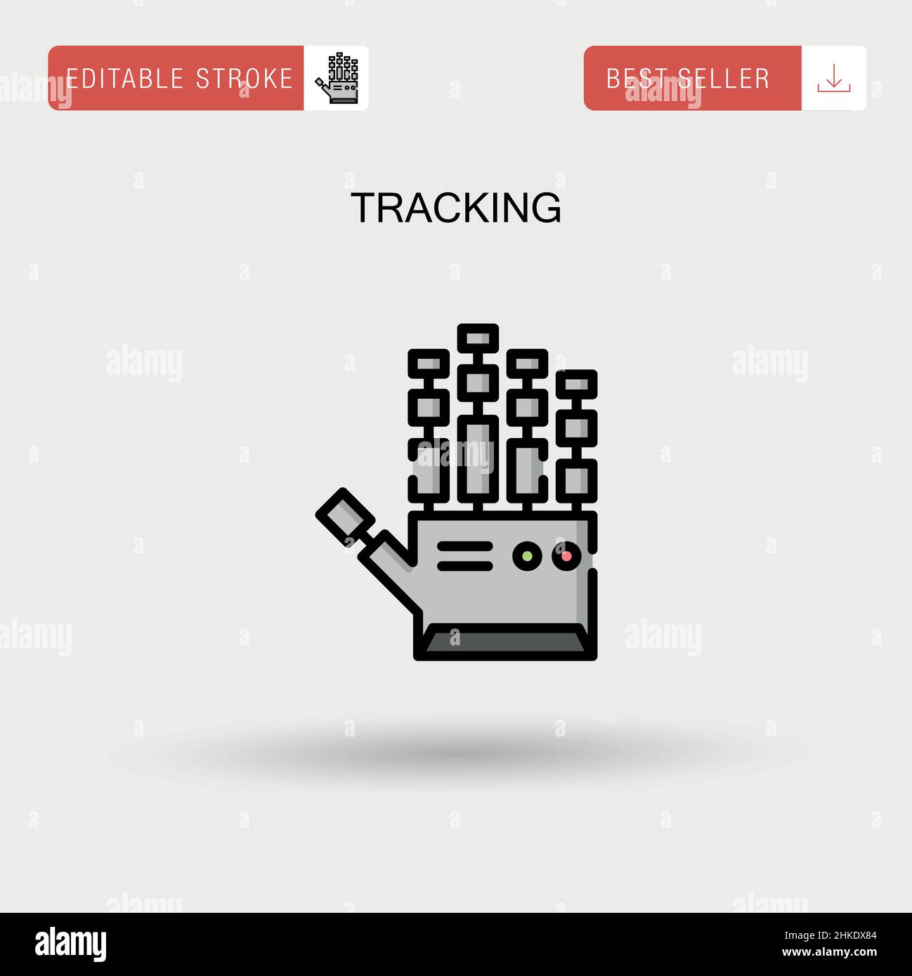 Tracking Simple vector icon Stock Vector Image & Art - Alamy