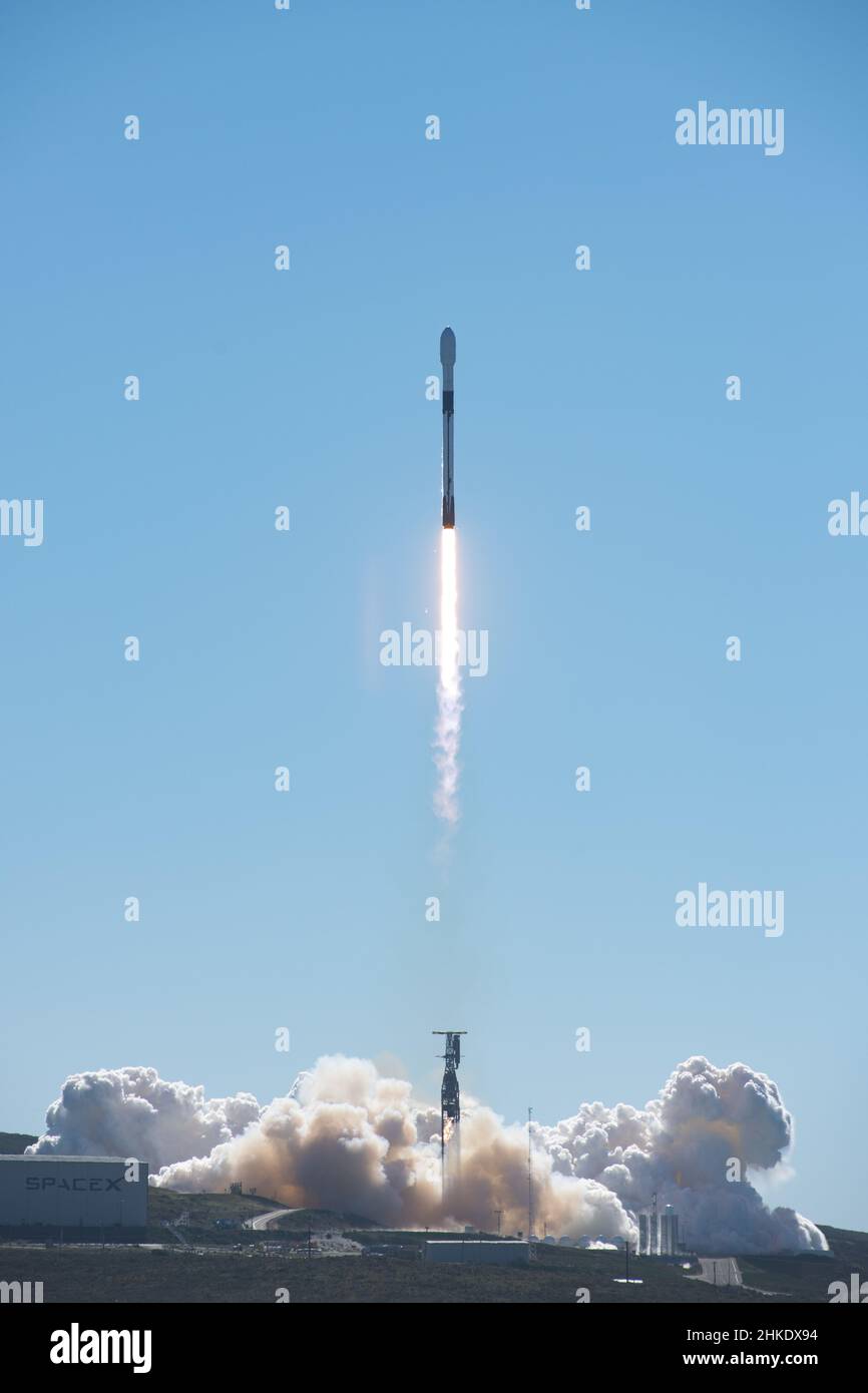 A SpaceX Falcon 9 rocket carrying National Reconnaissance Office ...