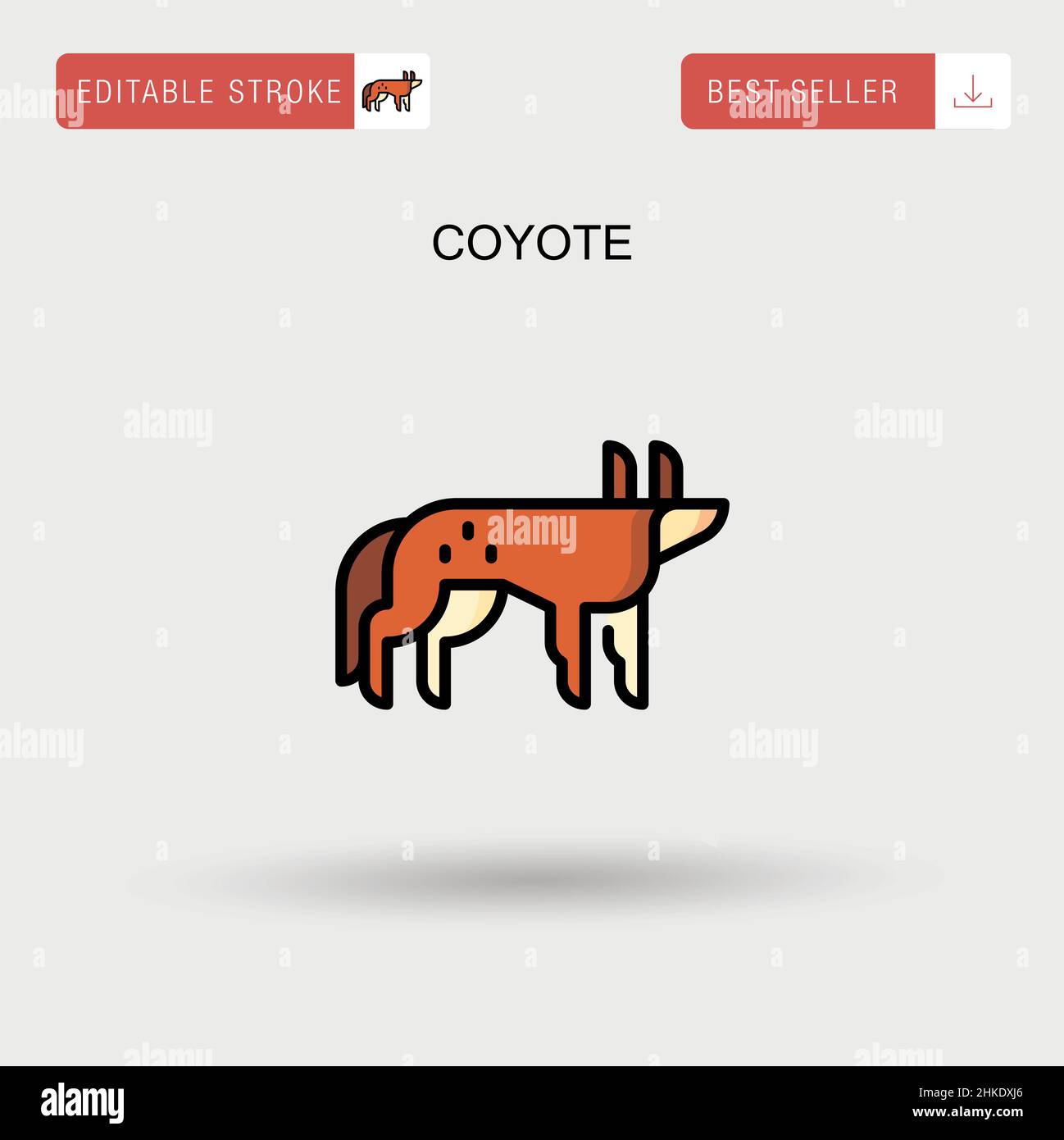 Desert animal hunting Stock Vector Images - Alamy