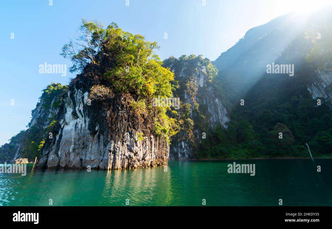 Beautiful tropical Mountain peak in Thailand Beautiful archipelago ...