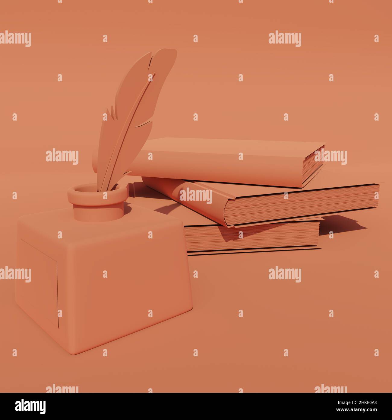 Ink pot and pen hi-res stock photography and images - Alamy