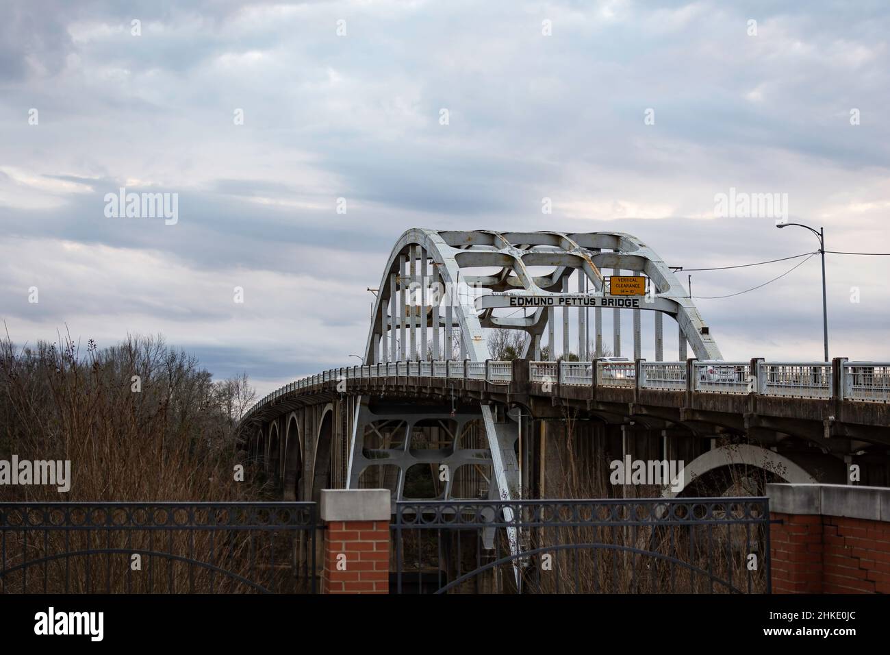 Selma, Alabama, USA - Jan. 26, 2021: Historic Edmund Pettus Bridge ...