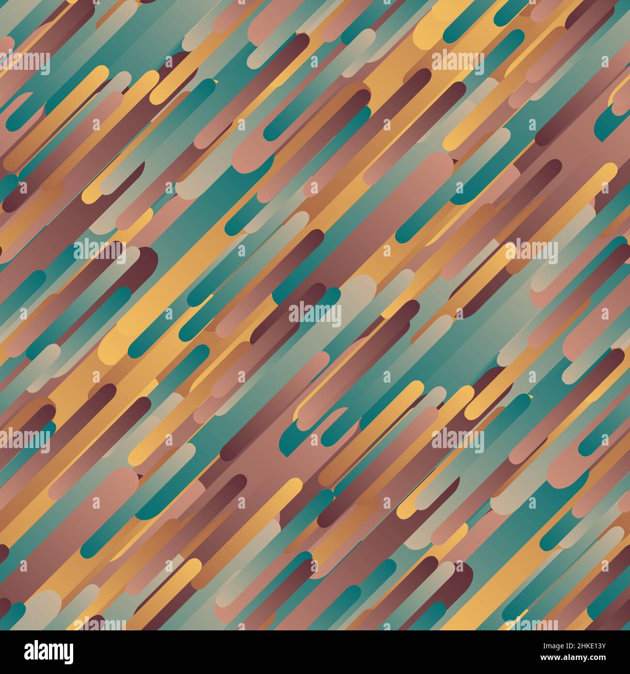 Seamless funky pill shaped gradient lines surface pattern design for ...