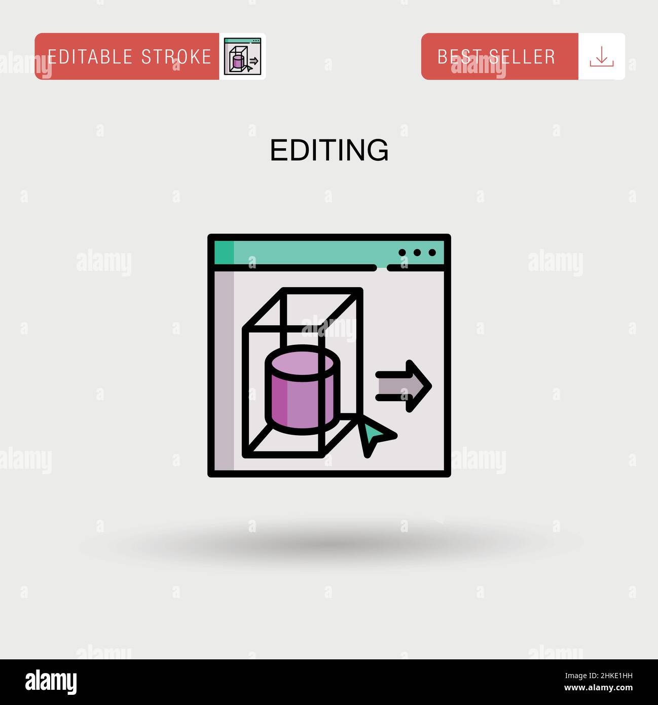Editing Simple vector icon Stock Vector Image & Art - Alamy