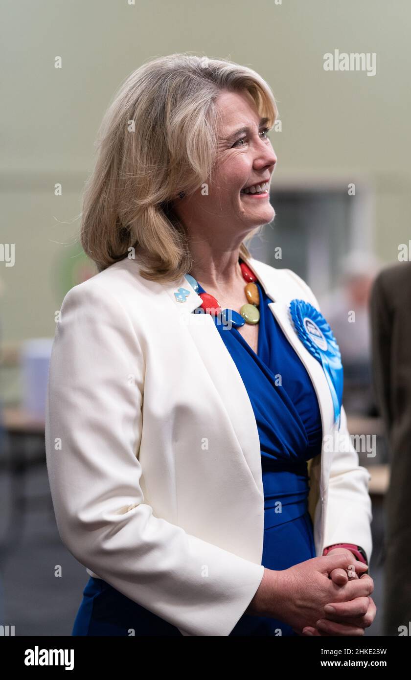 Newly elected Conservative MP Anna Firth at Southend Leisure & Tennis ...