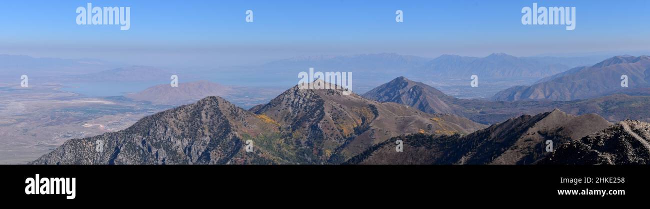 Mount Nebo Wilderness autumn panoramic views hiking from peak 11,933 ...