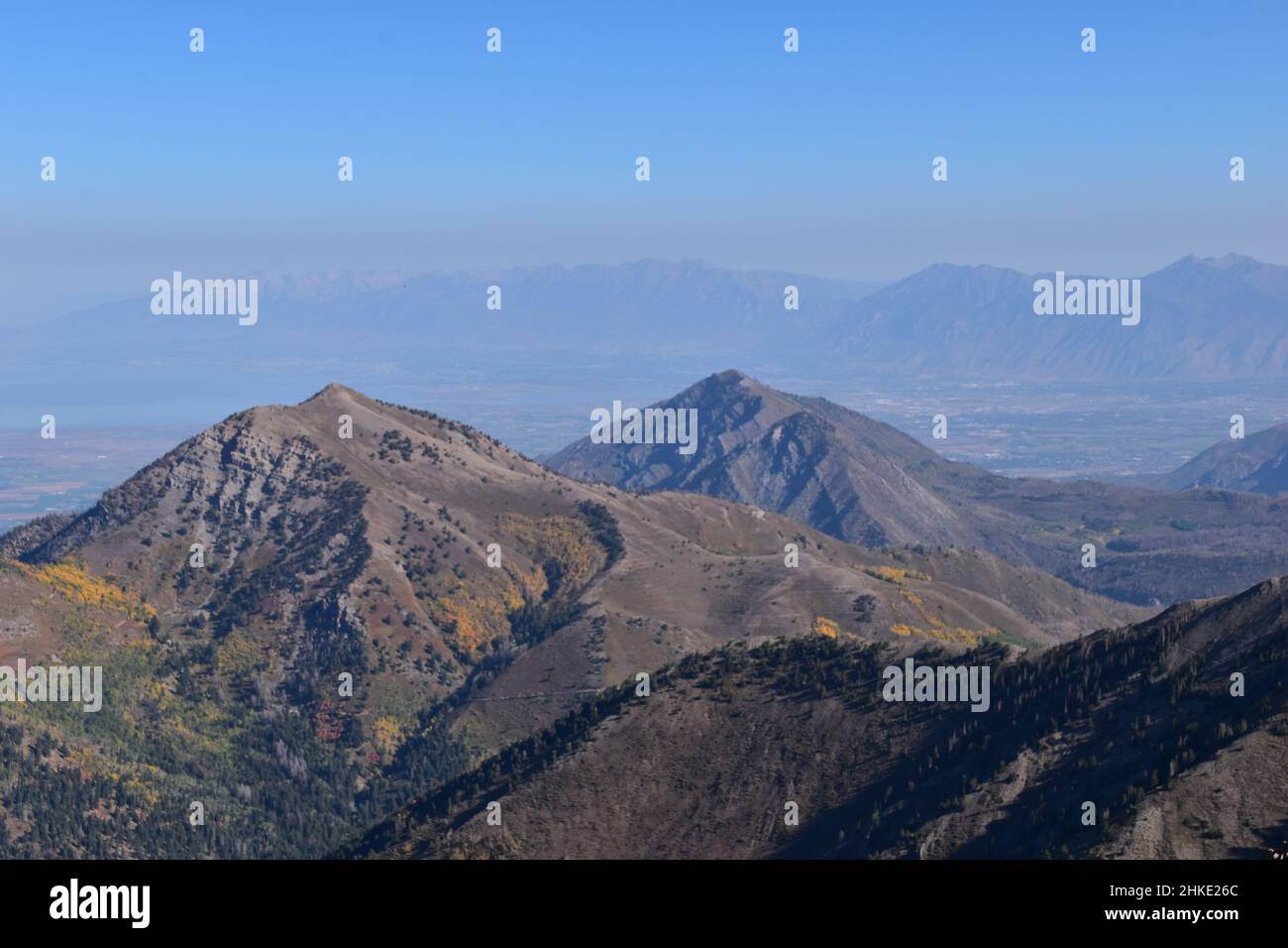 Mount Nebo Wilderness autumn panoramic views hiking from peak 11,933 ...
