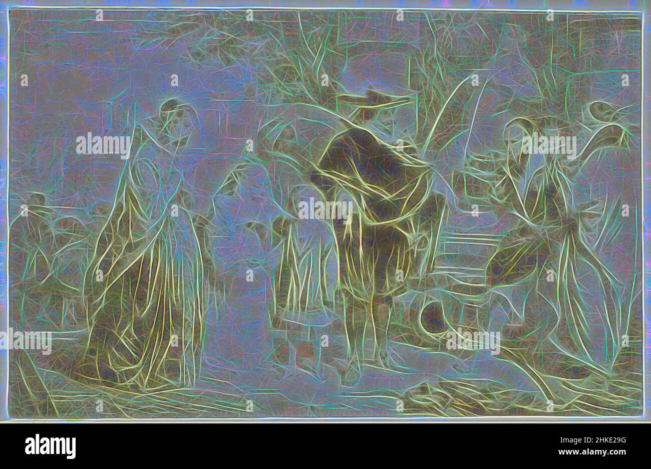 Inspired by Lithograph of Henri Baron, Eduard Isaac Asser, Amsterdam, c ...