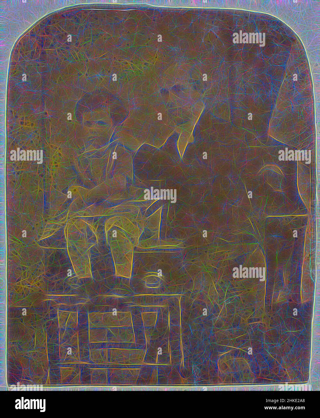 Inspired by Self-portrait with his son Louis, Eduard Isaac Asser ...