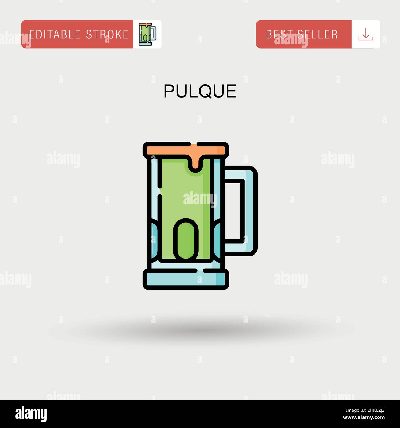 Pulque Stock Vector Images - Alamy