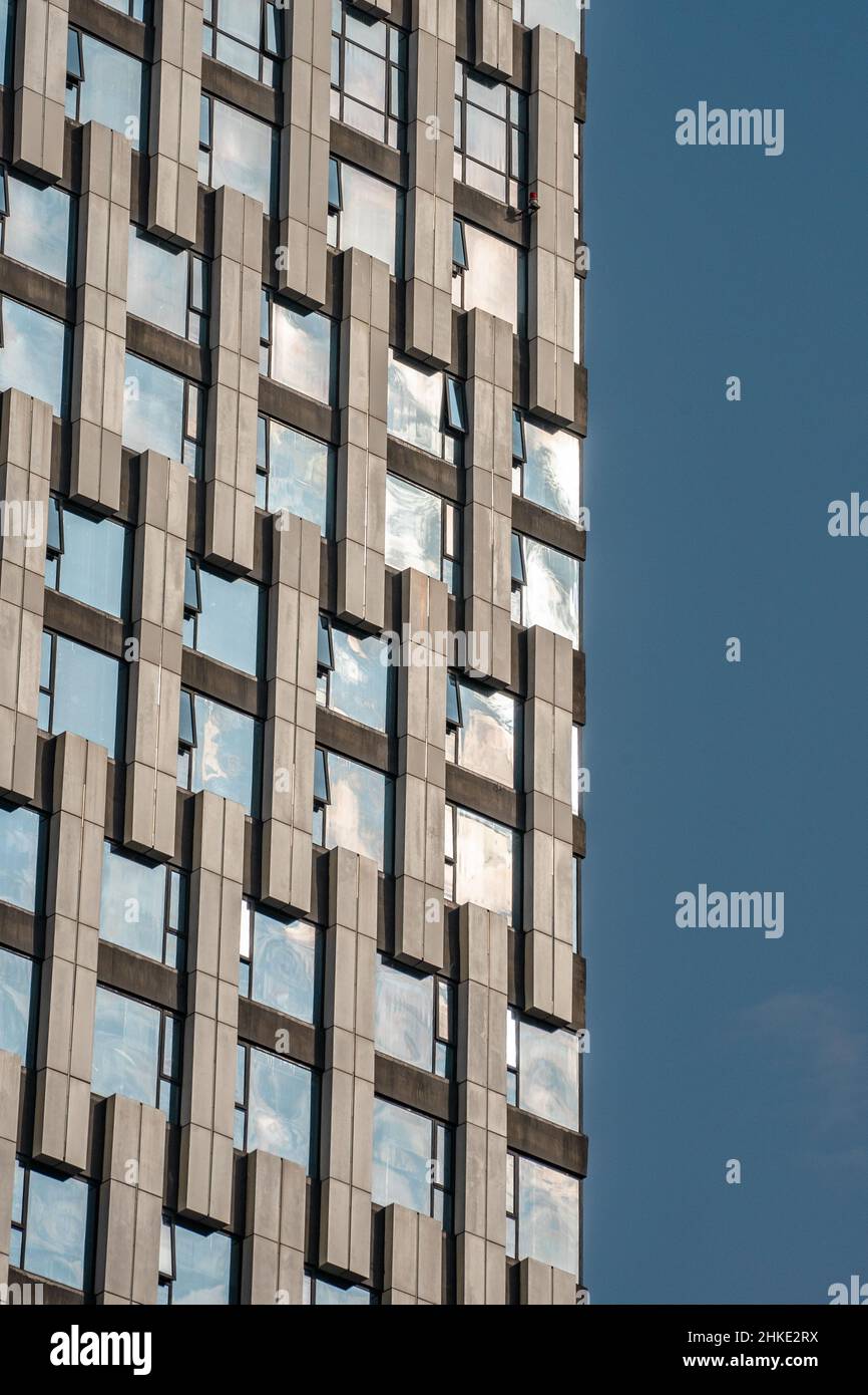 Vertical shot of a skyscraper facade in the daytime Stock Photo - Alamy