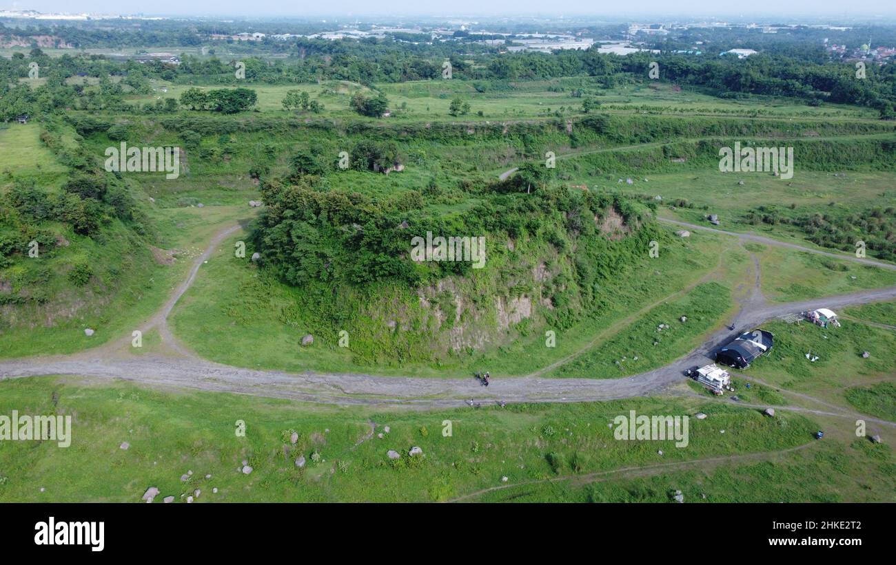 Beautiful landscape of greenery of Ranu Manduro in Ngoro Mojokerto ...