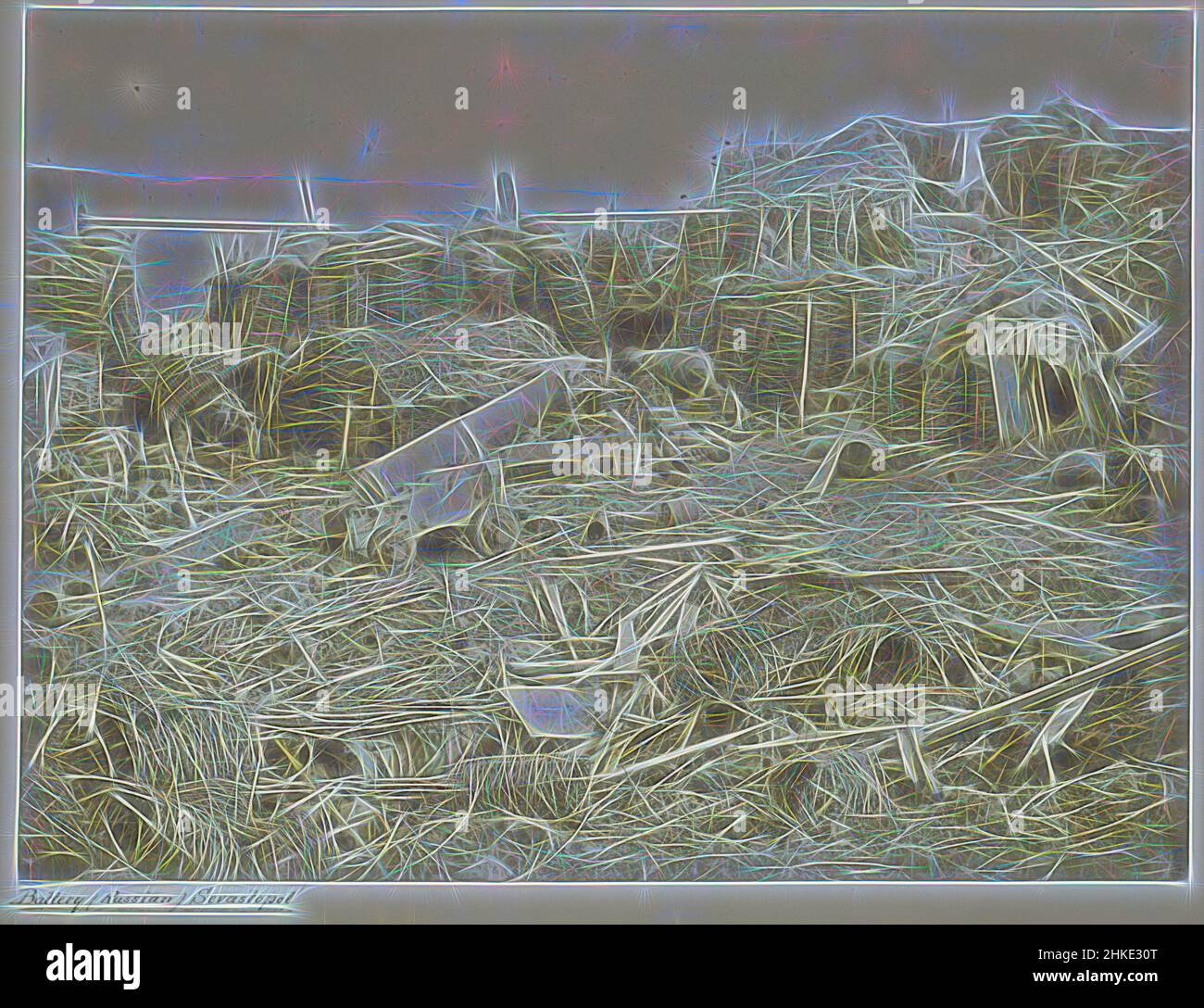 Inspired by Russian battery in the Redan fort after the battle of ...