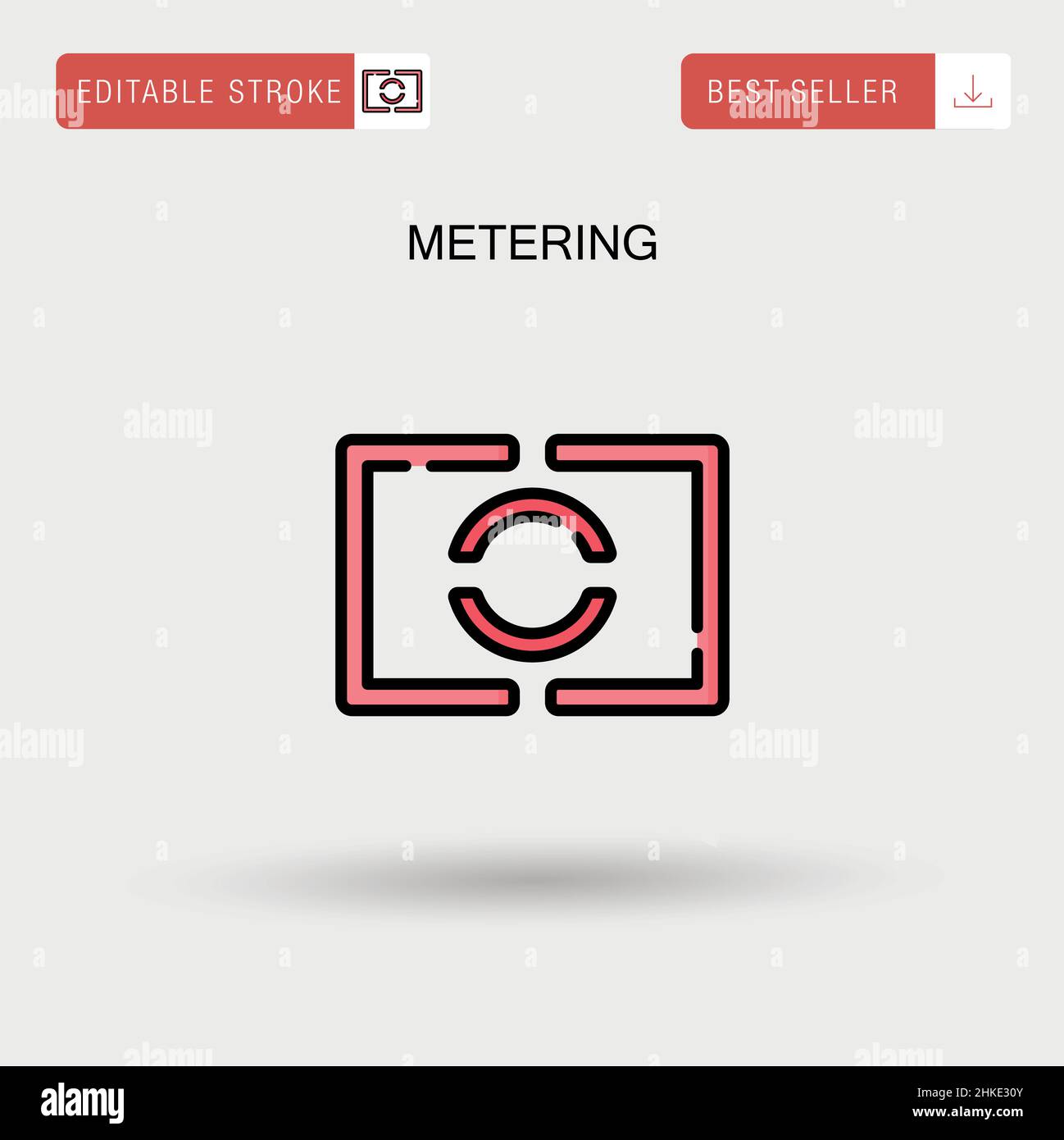 Metering Simple vector icon Stock Vector Image & Art - Alamy