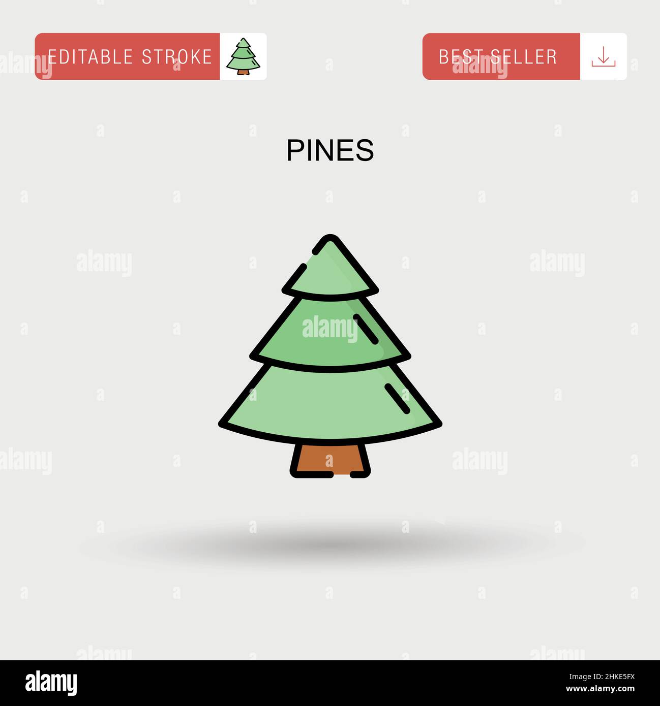 Pines icon hi-res stock photography and images - Alamy
