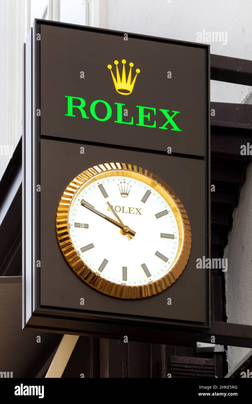 Rolex logo hi-res stock photography and images - Alamy