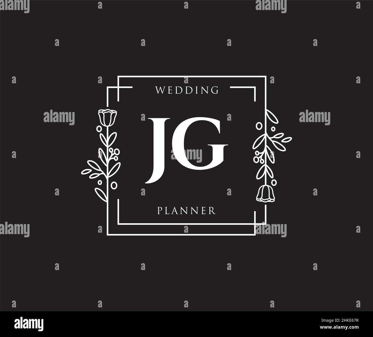 Jg logos Stock Vector Images - Alamy