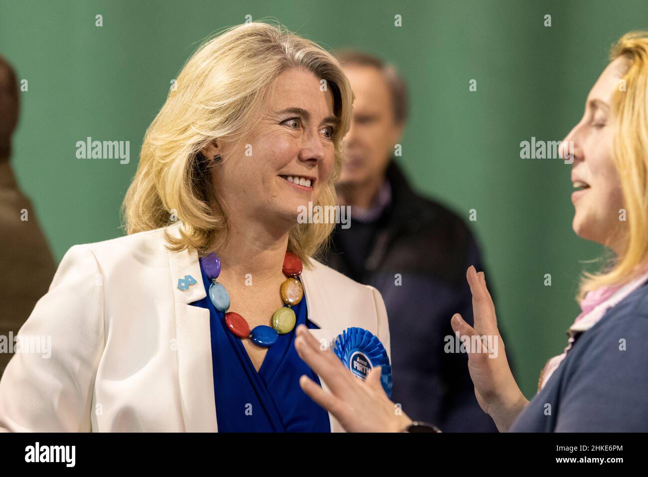 Happy female ukip member hi-res stock photography and images - Alamy