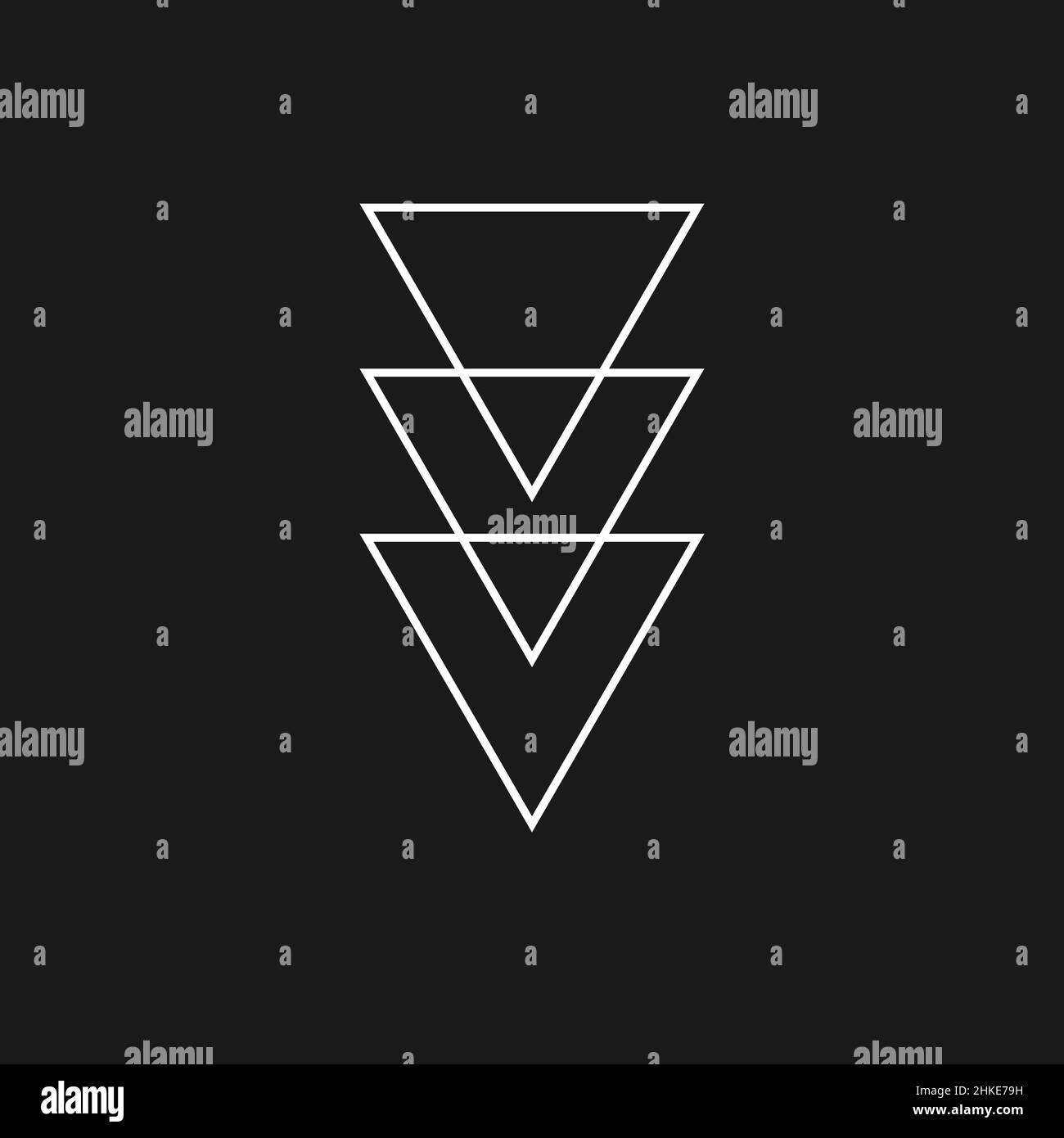 Retrowave contour triangle 1980s style. Retrowave black and white ... Retrowave contour triangle 1980s style. Retrowave black and white ...