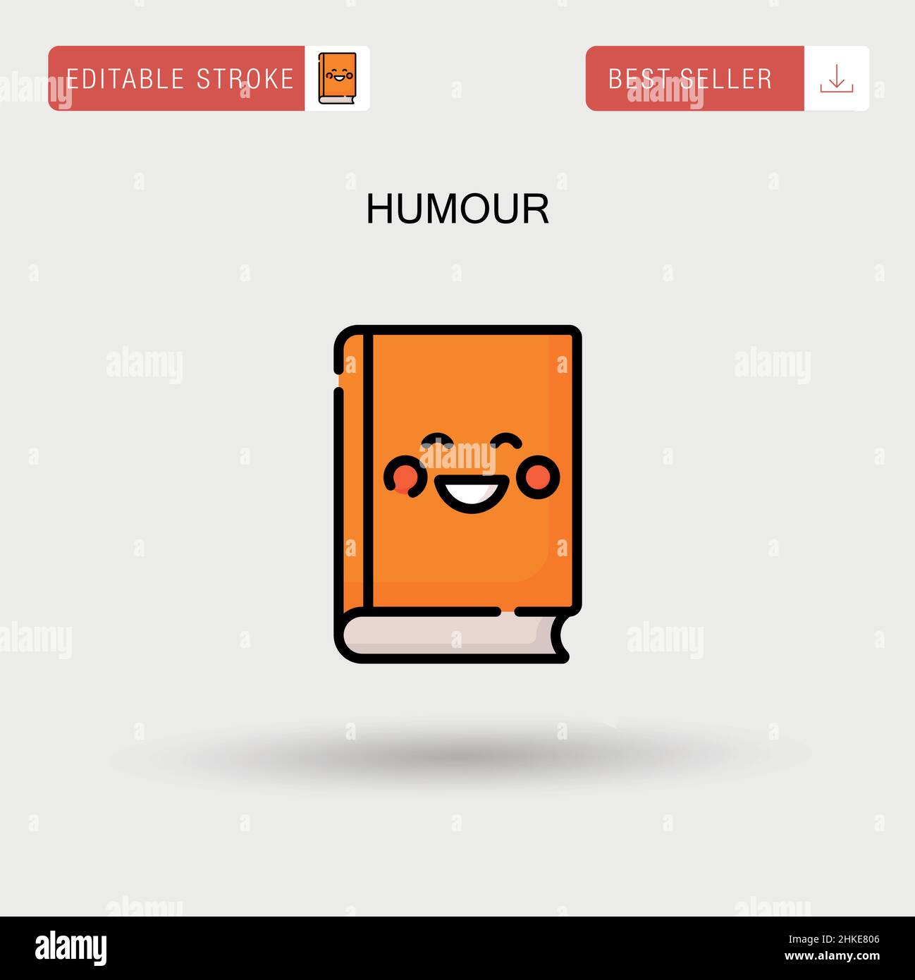 Humour Simple vector icon Stock Vector Image & Art - Alamy