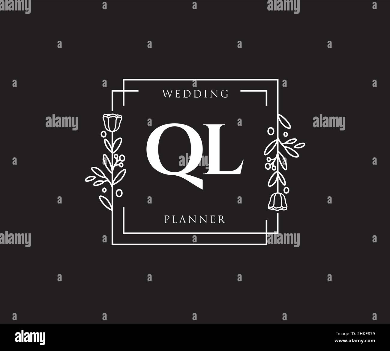 QL feminine logo. Usable for Nature, Salon, Spa, Cosmetic and Beauty ...