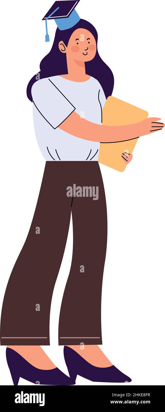 Graduated girl design Stock Vector Image & Art - Alamy