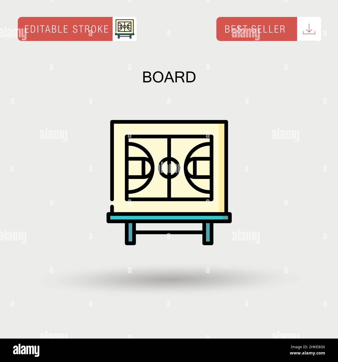 Board Simple vector icon Stock Vector Image & Art - Alamy