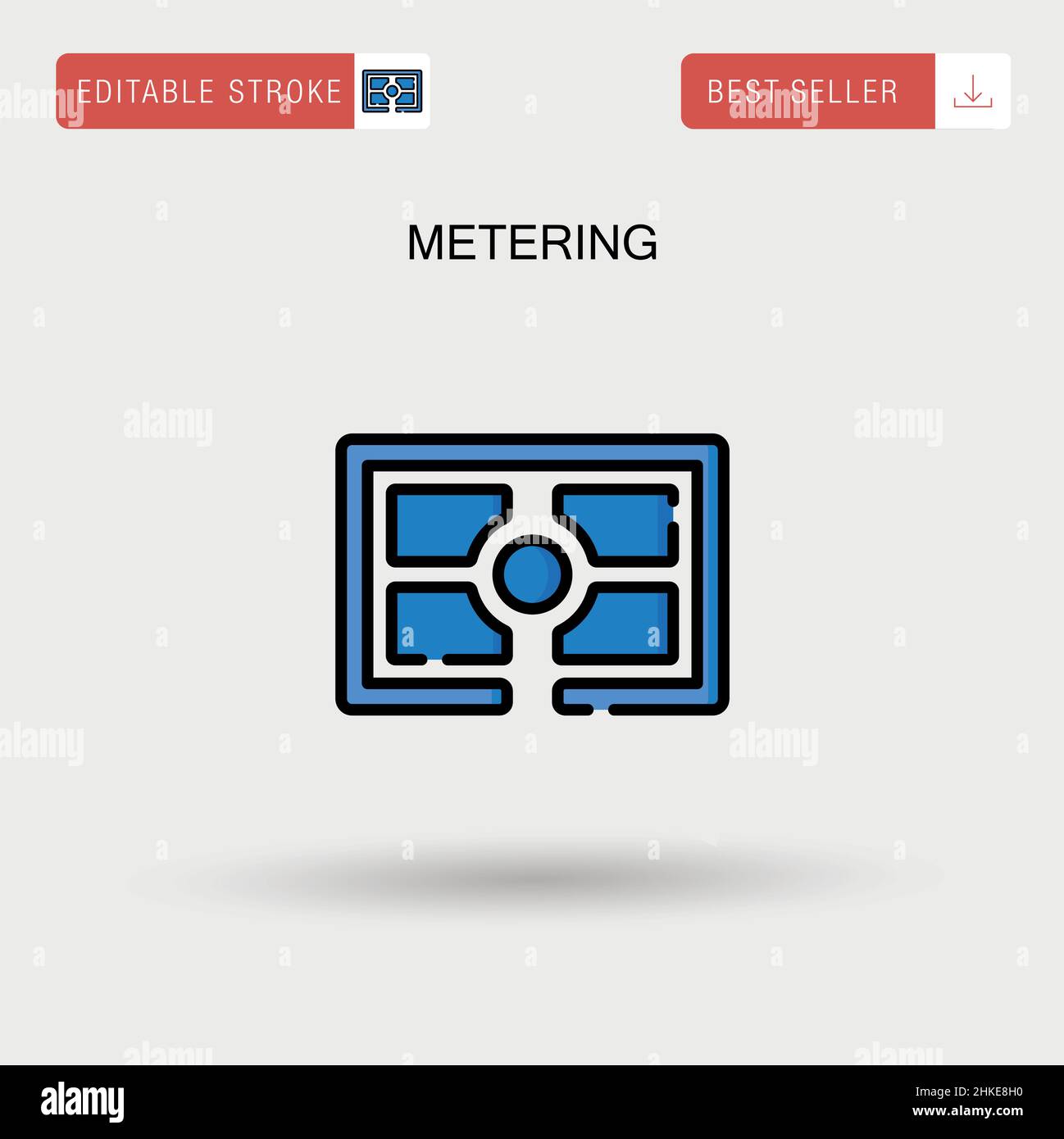 Metering Simple vector icon Stock Vector Image & Art - Alamy