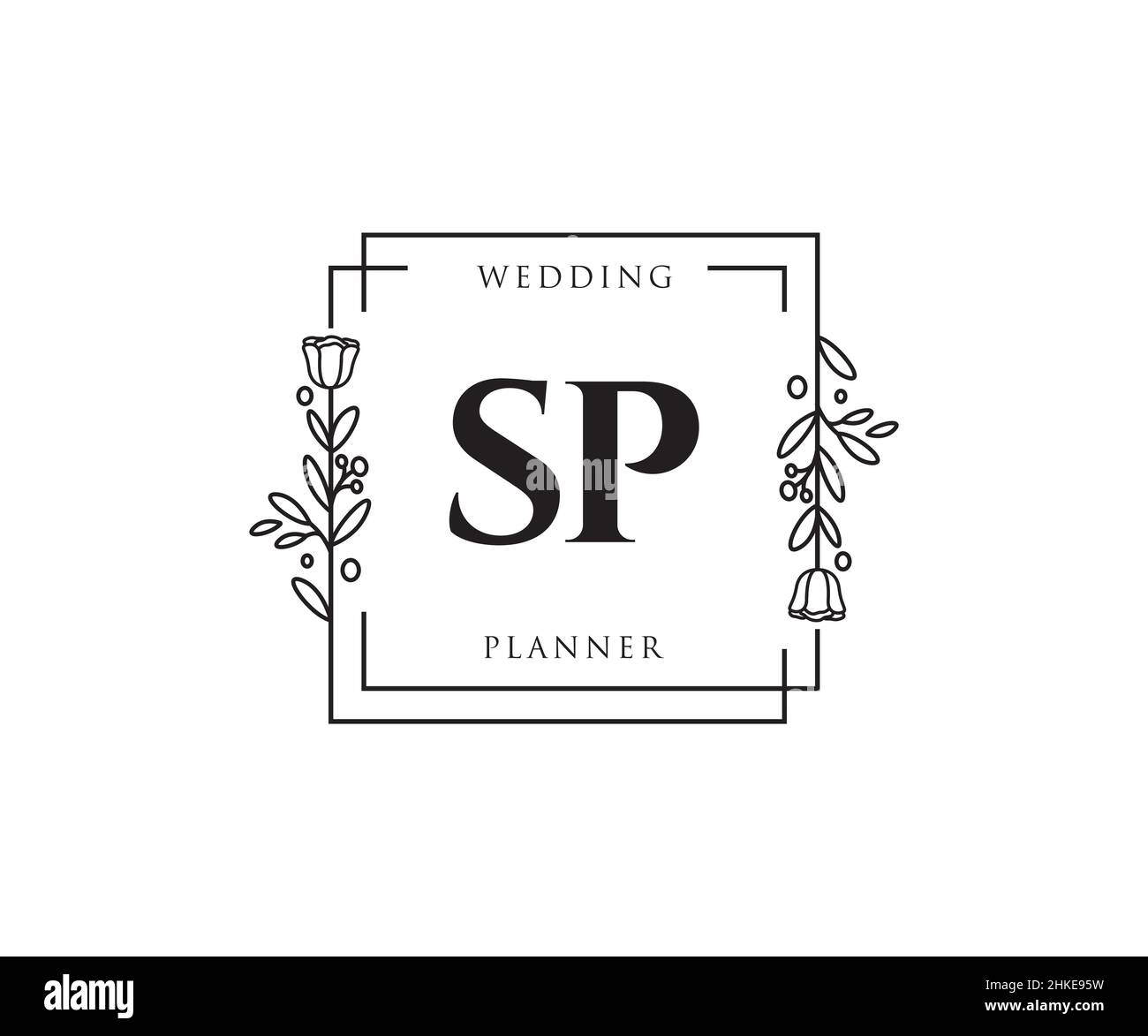 SP feminine logo. Usable for Nature, Salon, Spa, Cosmetic and Beauty ...