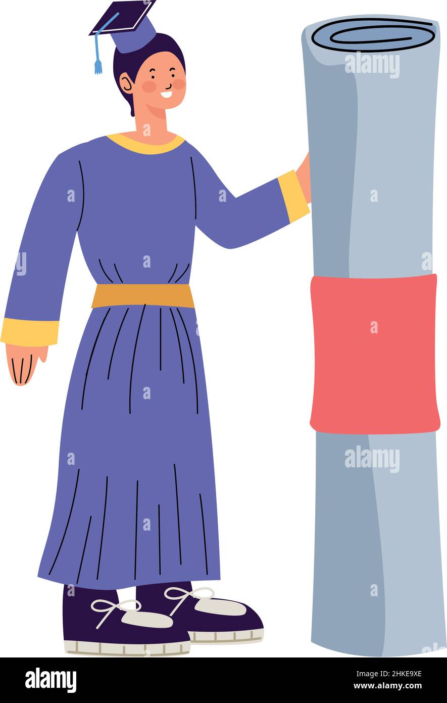 Graduated boy design Stock Vector Image & Art - Alamy