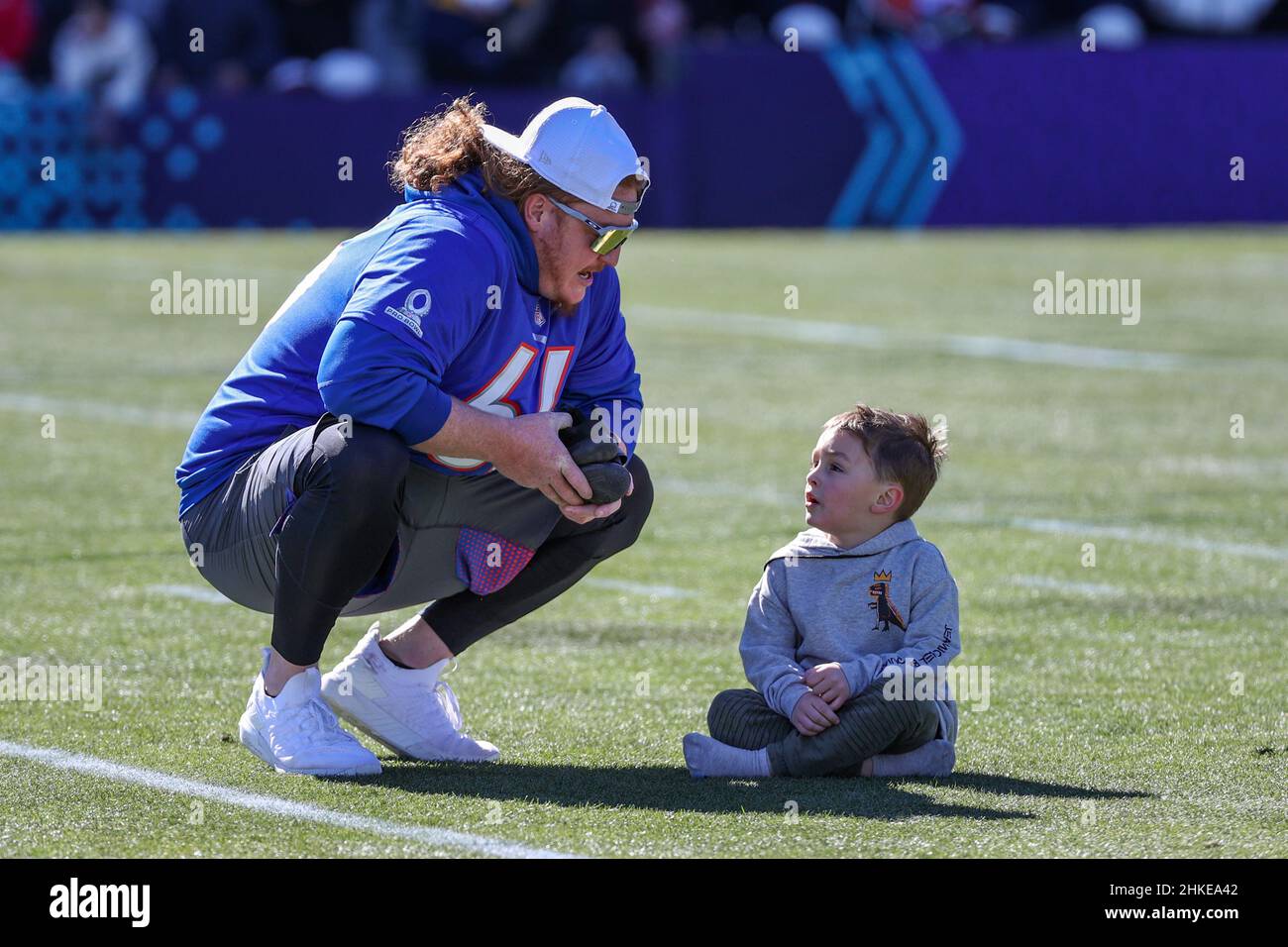 Las Vegas, Nevada, USA. 3rd Feb, 2022. Tampa Bay Buccaneers center Ryan ...