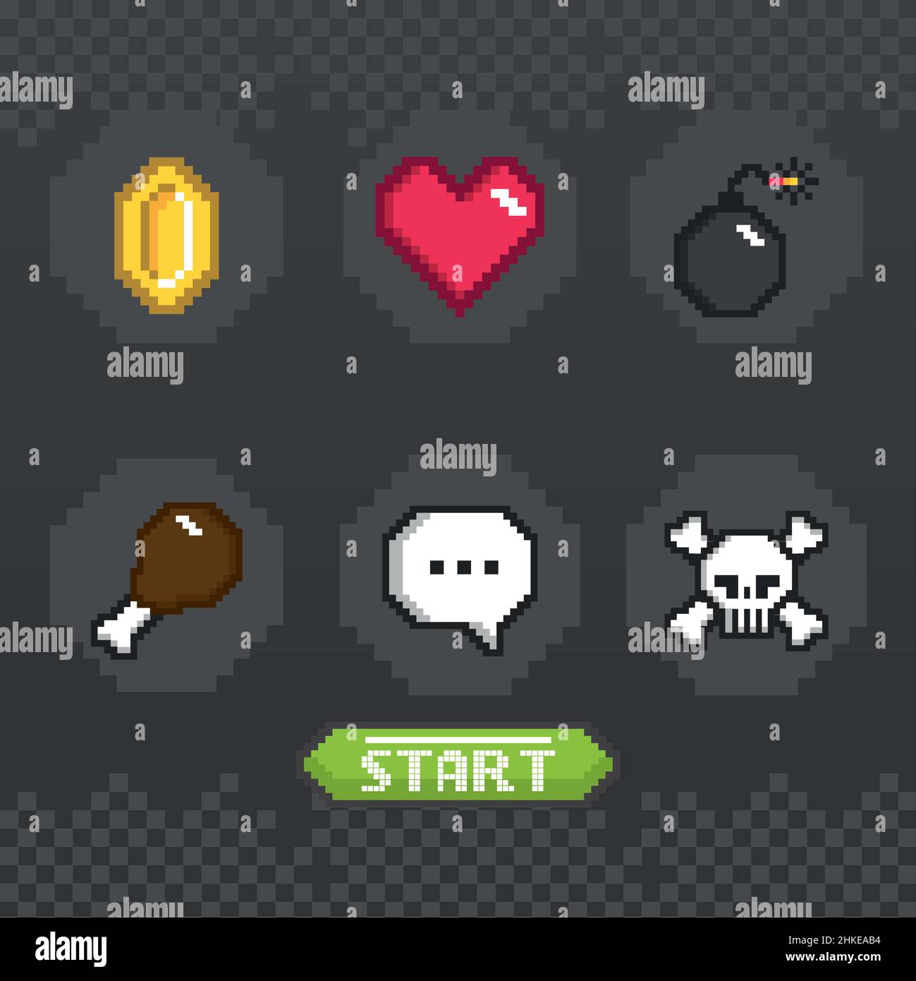 videogame icon collection Stock Vector Image & Art - Alamy