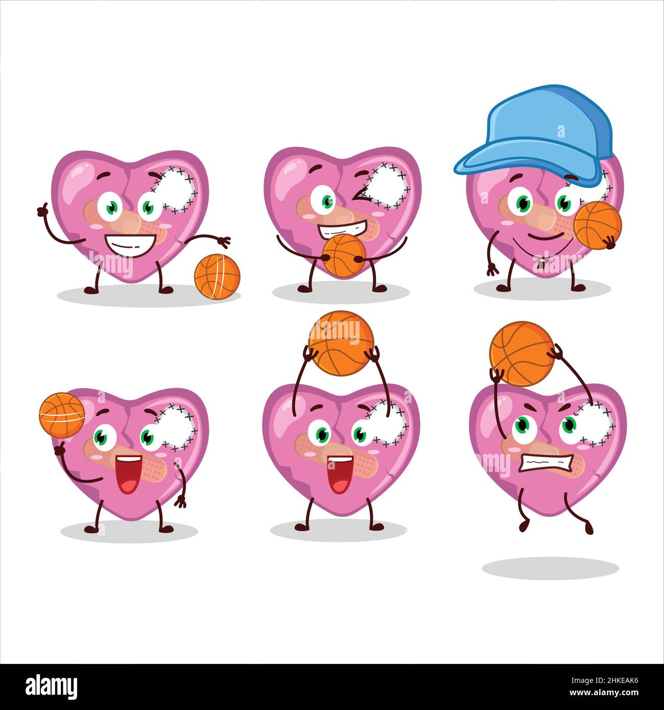 Couple basketball player Stock Vector Images - Alamy