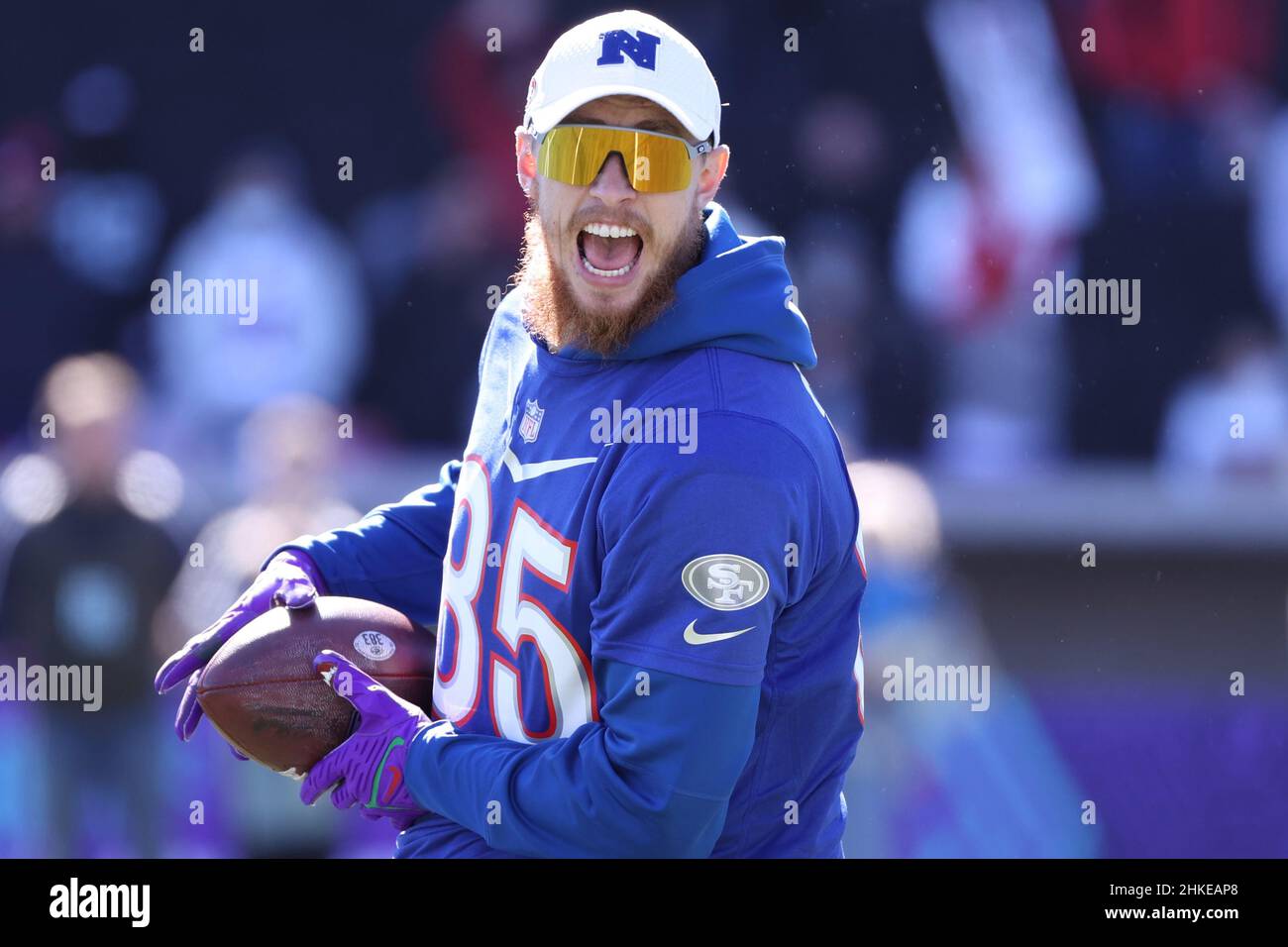 February 3, 2022: San Francisco 49ers tight end George Kittle (85 ...