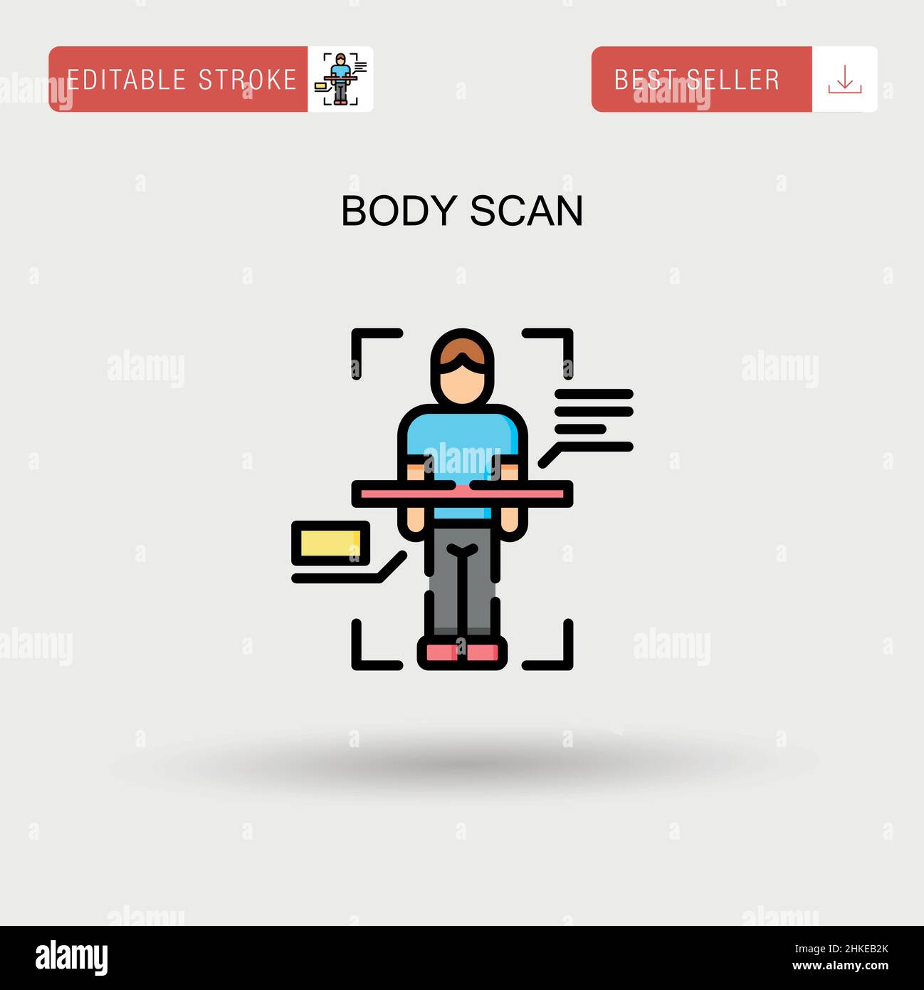 Man mri scanner Stock Vector Images - Alamy