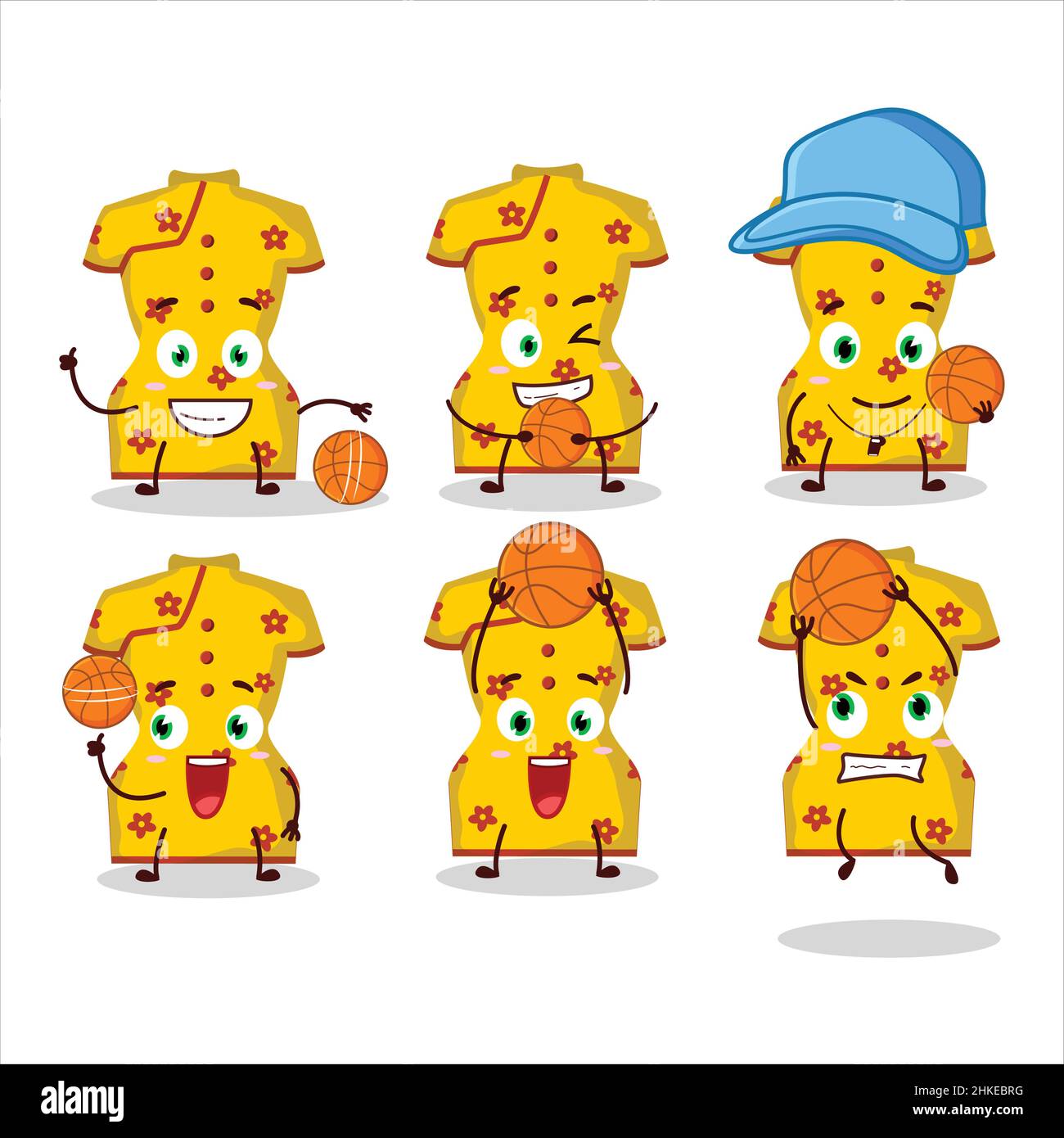 Talented yellow clothing of chinese woman cartoon character as a ...