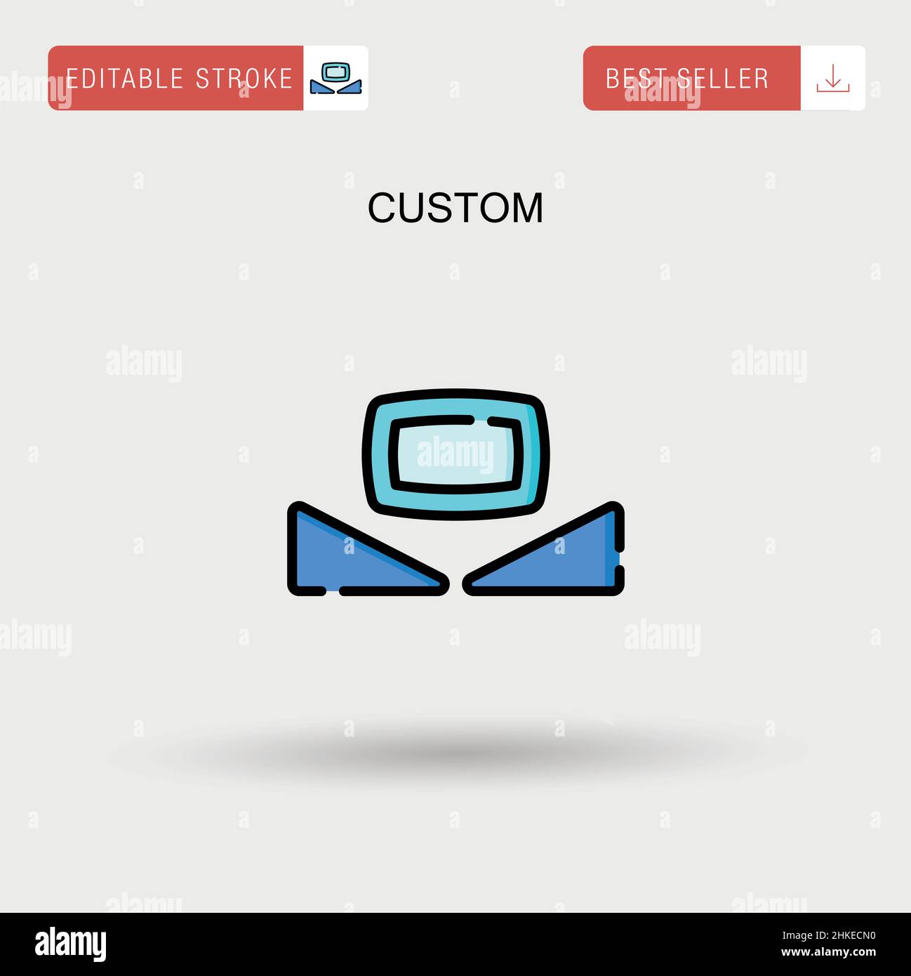 Customs icon Stock Vector Images - Alamy