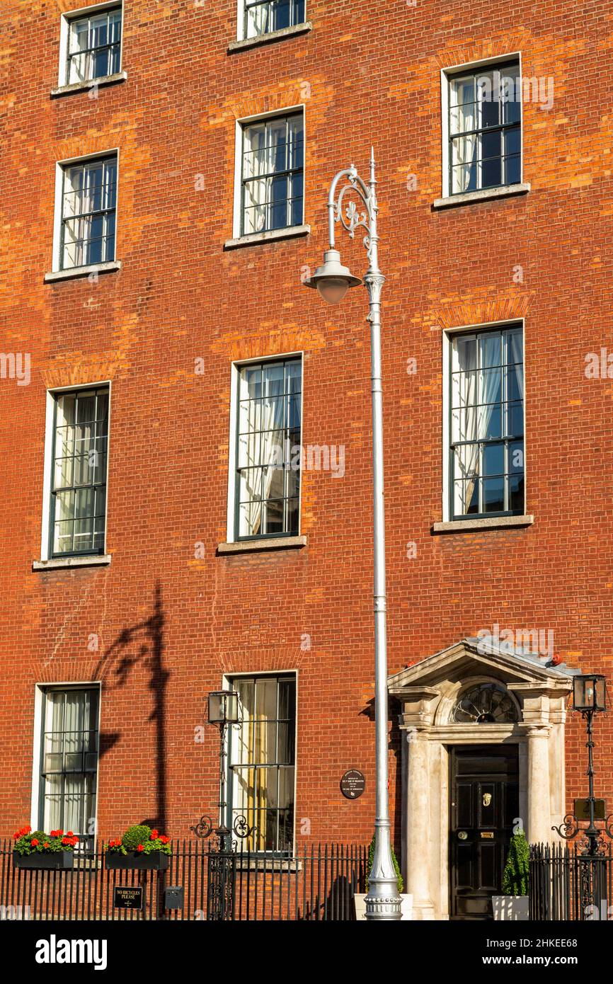 Merrion Street Upper, Dublin City, County Dublin, Ireland Stock Photo ...