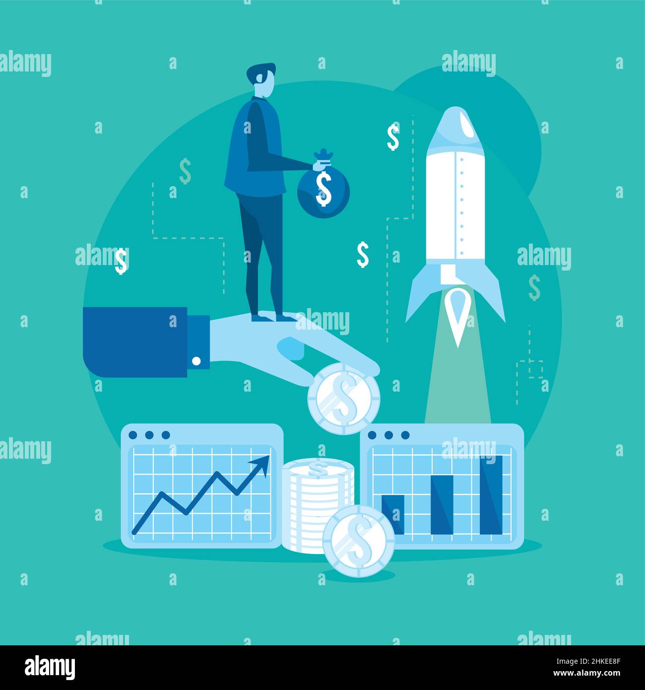 businessman and business icons Stock Vector Image & Art - Alamy