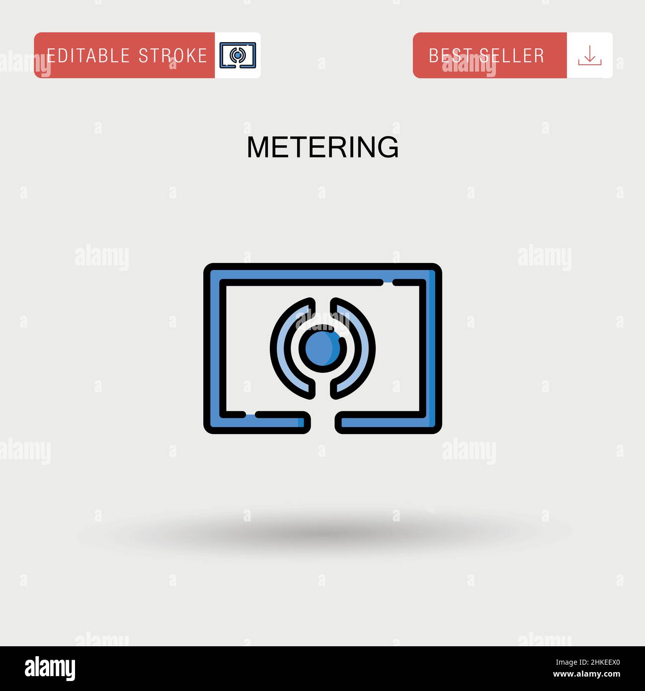 Metering Simple vector icon Stock Vector Image & Art - Alamy