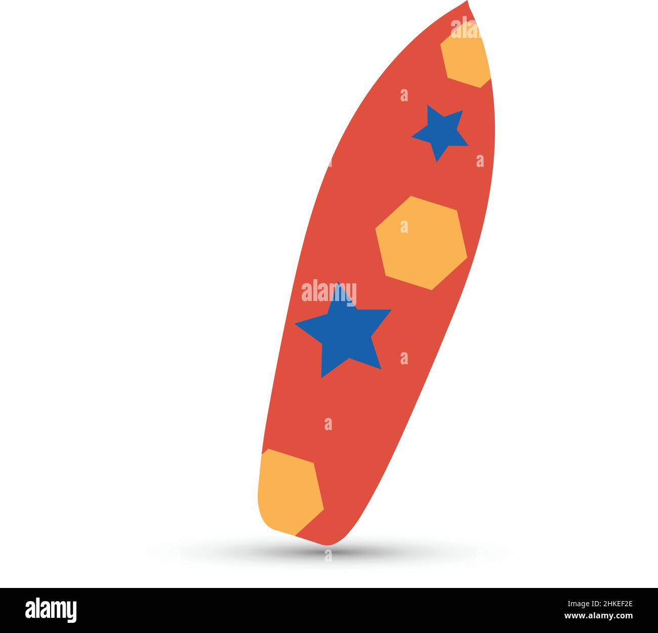 Surf board vector on white background Stock Vector Image & Art - Alamy