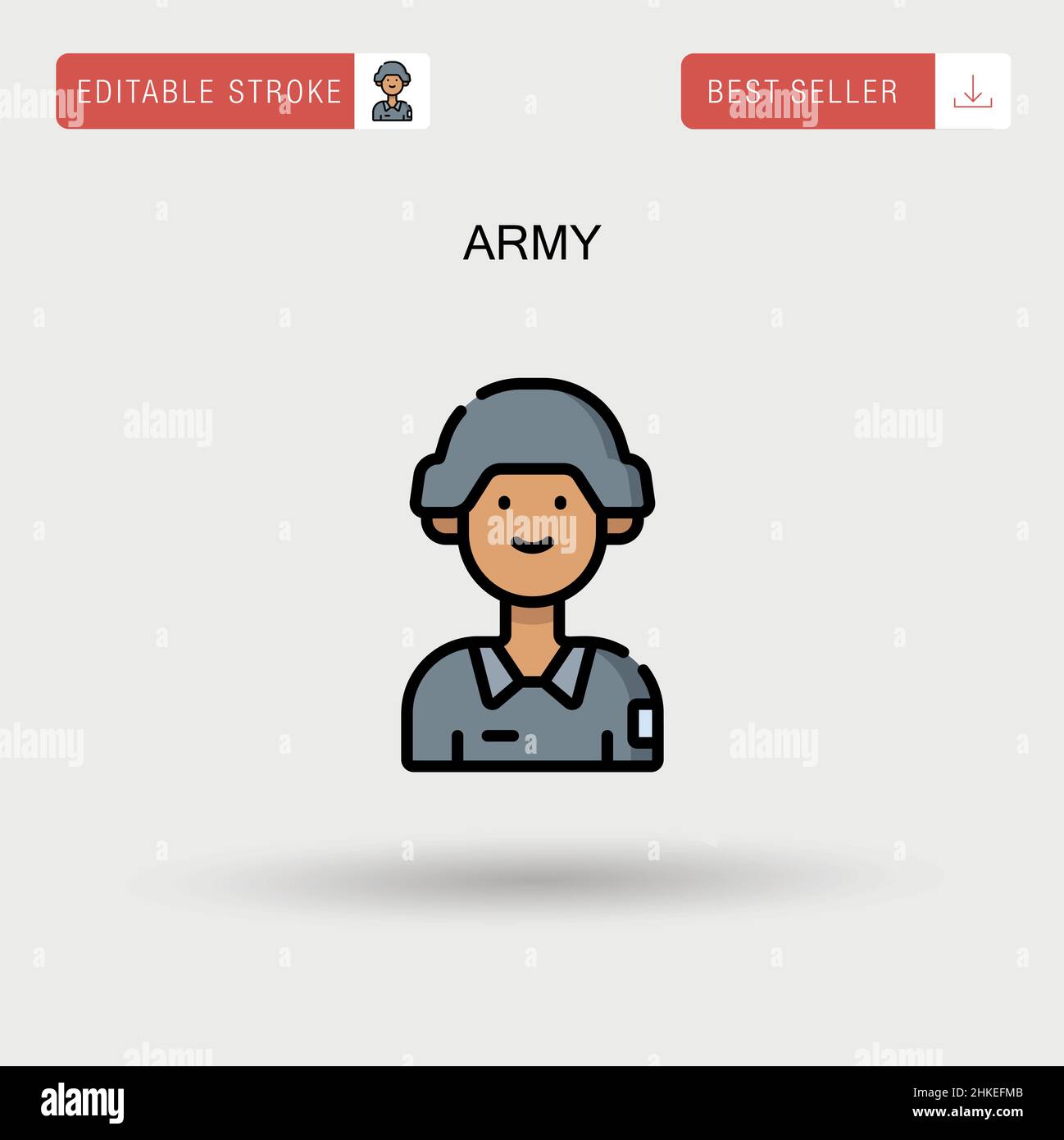 Indian army soldier Stock Vector Images - Alamy